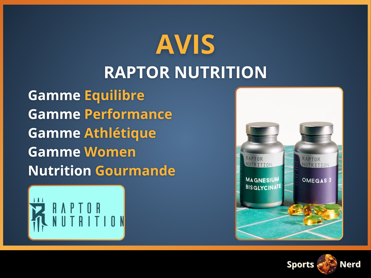 Raptor Nutrition Avis : Compléments & Nutrition