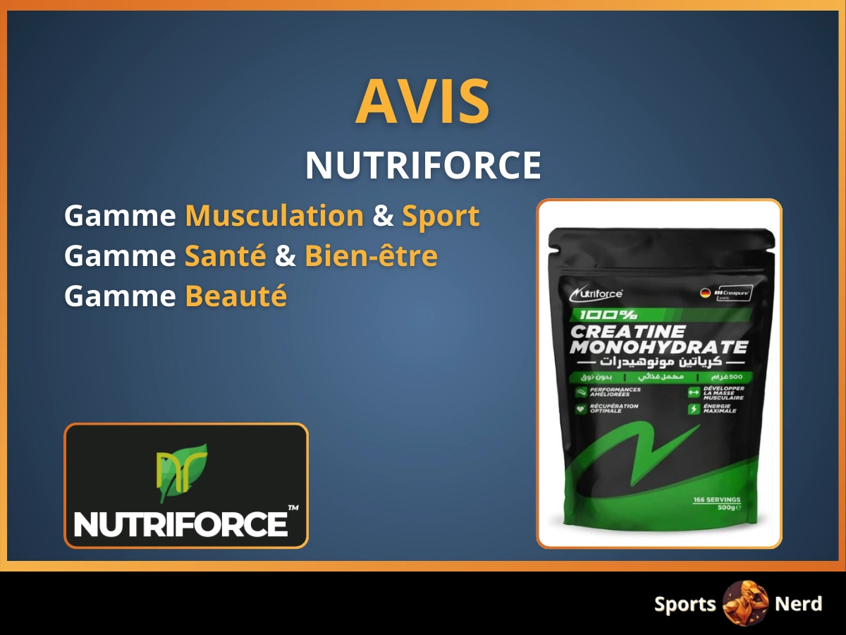 Nutriforce Avis : Compléments & Nutrition